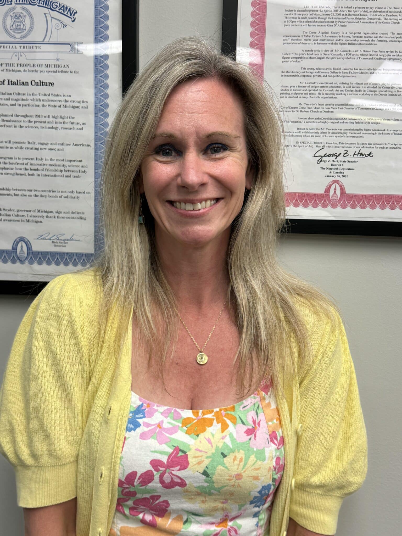 Jessica Toby - Dante Alighieri Society of Michigan